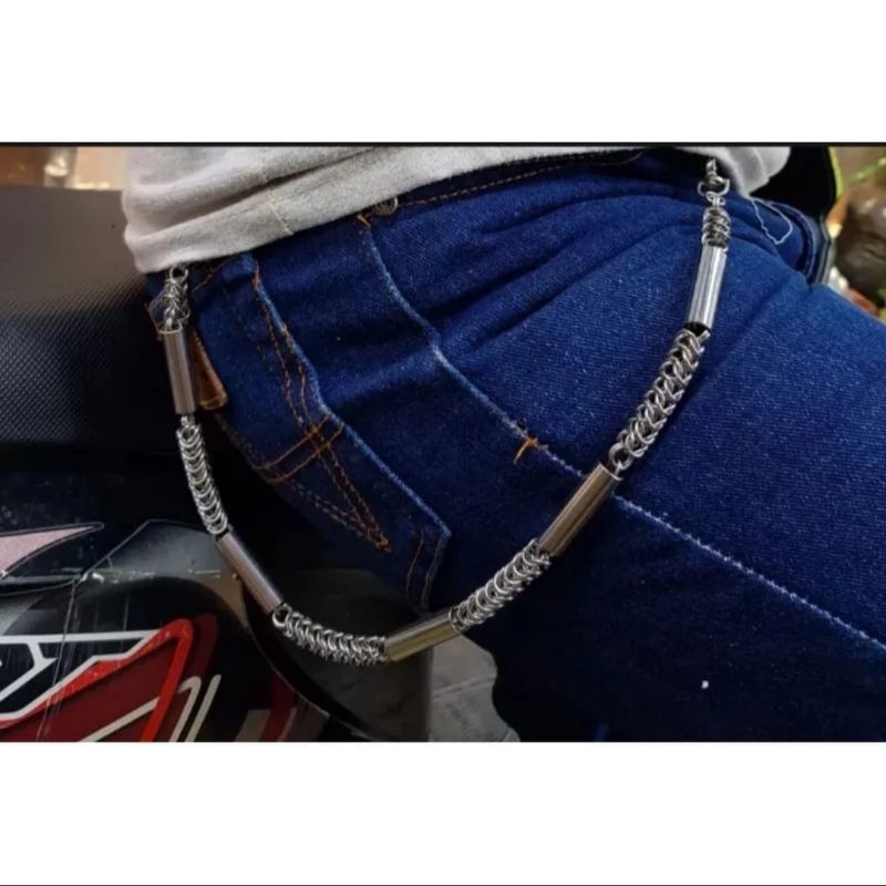 Jual RANTAI DOMPET PRIA MODEL PANK BAJA TITANIUM | Shopee Indonesia