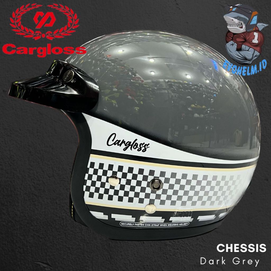 Jual HELM CARGLOSS CFM SPEED DEEP BLACK - CARGLOSS CFM MOTIF ( PACKING ...