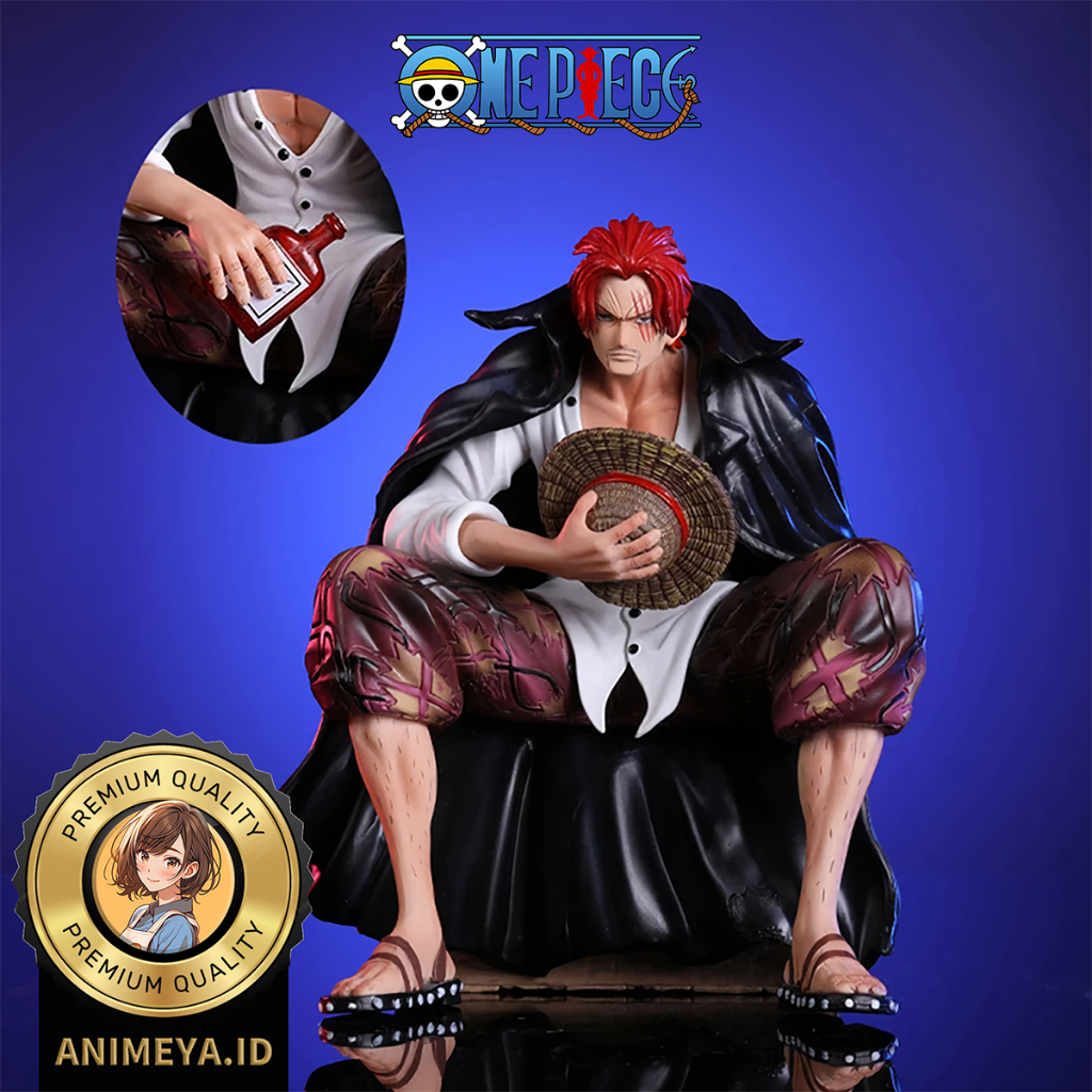 Jual ACTION FIGURE ONE PIECE SHANKS DUDUK DUA TANGAN KOLEKSI PATUNG ...