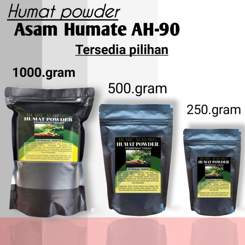 Jual Asam humat murni asli tanpa campuran pupuk pembenah tanah isi 1 kilo dan 500 gram bagus ...