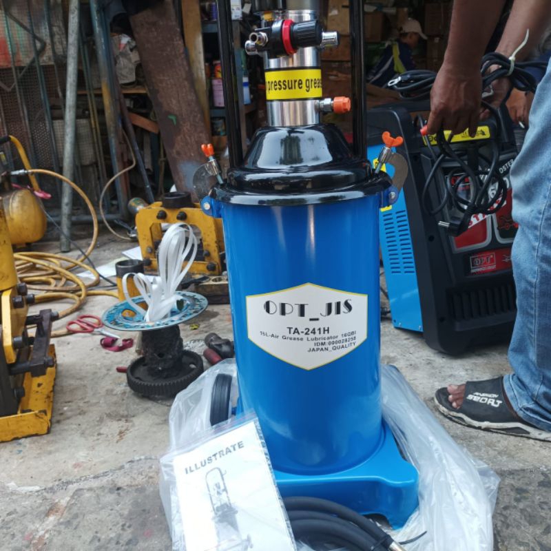 Jual Pompa Gemuk Angin 15 liter/Air Greasse lubricator | Shopee Indonesia