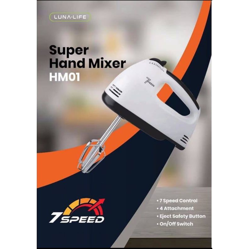 Jual Hand Mixer LUNA LIFE HM01 | Shopee Indonesia