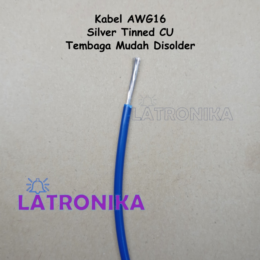 Jual Kabel AWG16 Silver Tinned Cu Mudah Disolder Per Meter 16AWG Cable AWG 16 AWG Per M | Shopee ...