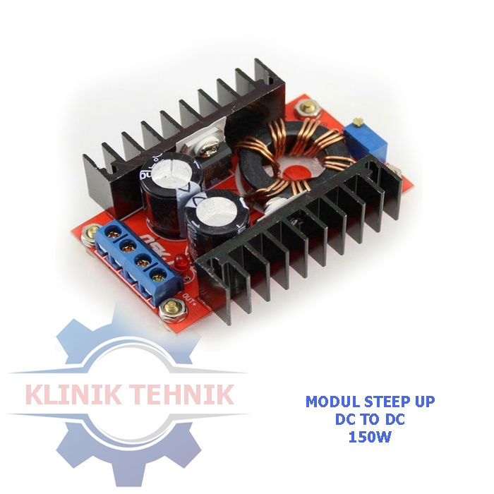Jual Klinik Tehnik Modul Voltage Step Up Booster 150W DC-DC 10-32V to ...