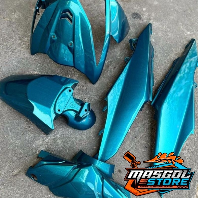 Jual Cover Full body halus Honda Beat Fi 2013-2016 Biru Relaxa / Bubble ...
