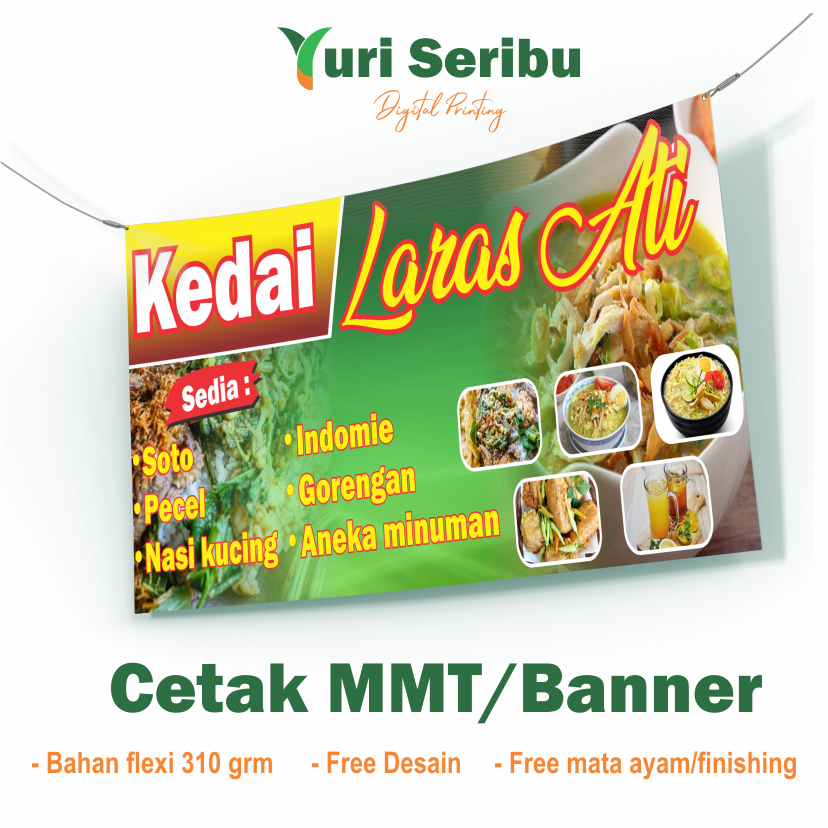 Jual Cetak MMT/spanduk /banner ( per 1x1 meter ) 1 HARI JAdi | Shopee ...