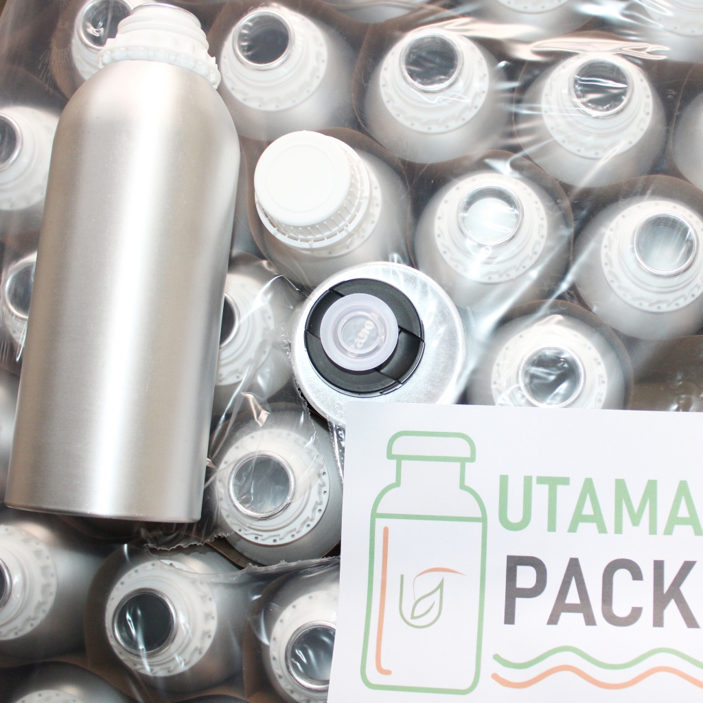 Jual Botol parfum Alumunium 1200 ML untuk parfum essential oil | Shopee ...