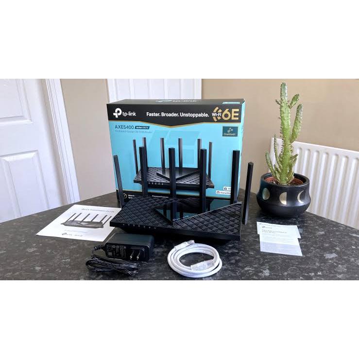 Jual MODEM ROUTER MURAH tp-link archer ax75 ax5400 WIFI 6 E LIKE NEW 99 ...