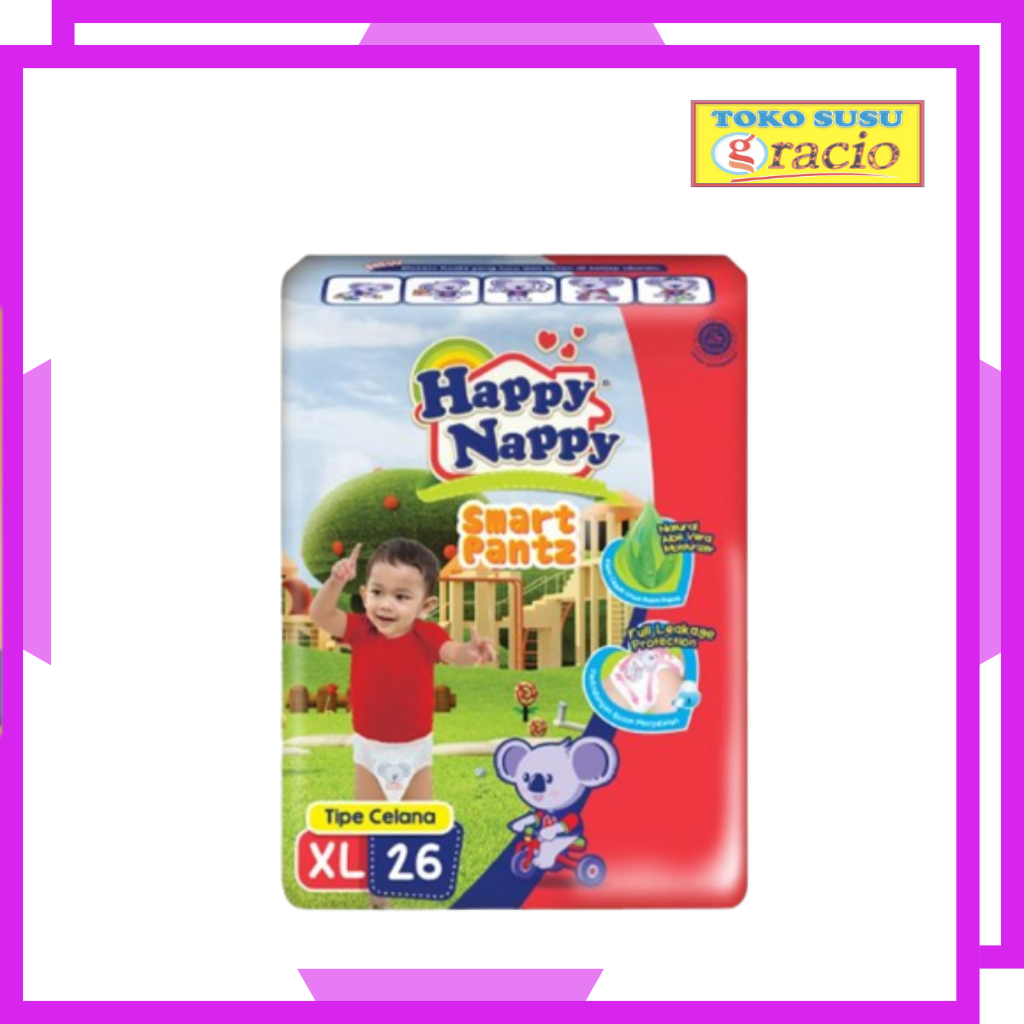 Jual happy nappy smart pants (S / M / L /XL / XXL) | Shopee Indonesia