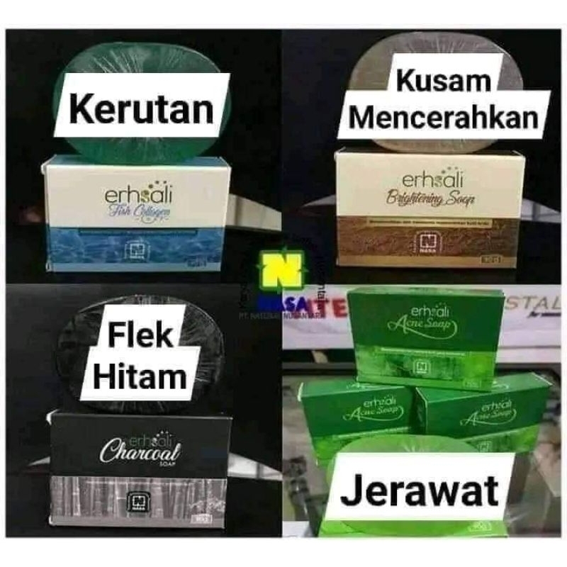 Jual sabun wajah ershali nasa original/sabun ershali nasa | Shopee ...