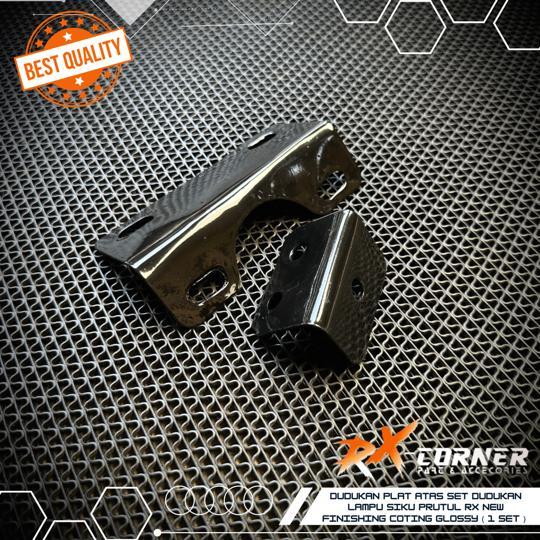 Jual Dudukan plat atas set dudukan lampu siku rxking finishing coating ...