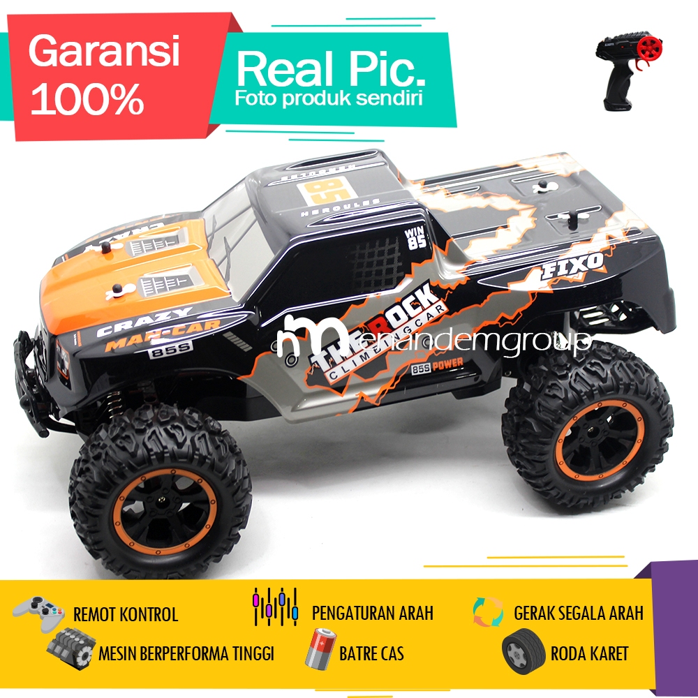 Jual Mobil Remote Control Rc Offroad The Rock Climbing Jumbo 1:10 2,4 ...