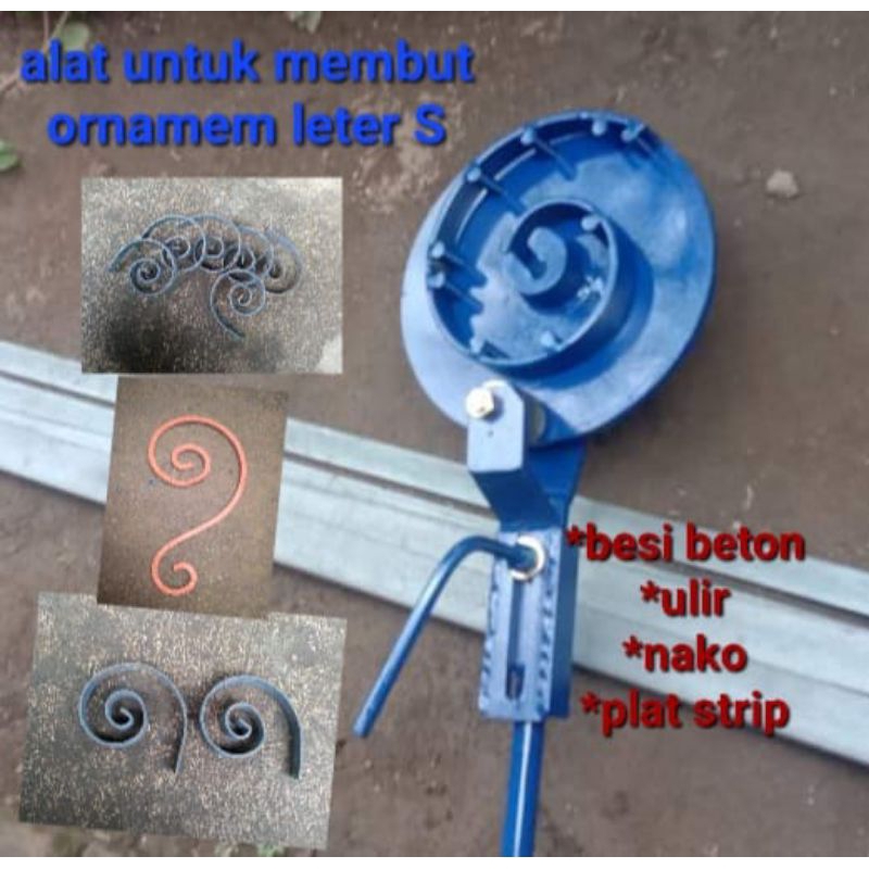 Jual Alat bending besi leter S,ALAT PEMBUAT ORNAMEN.. | Shopee Indonesia