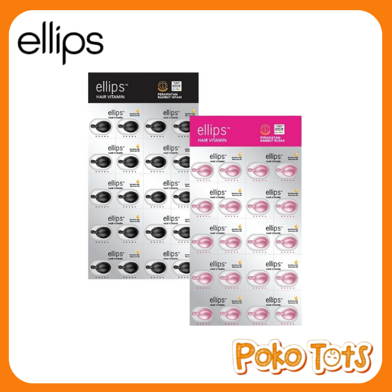 Jual Ellips Hair Vitamin Isi 20 Butir Vitamin Rambut Minyak Rambut Hair ...