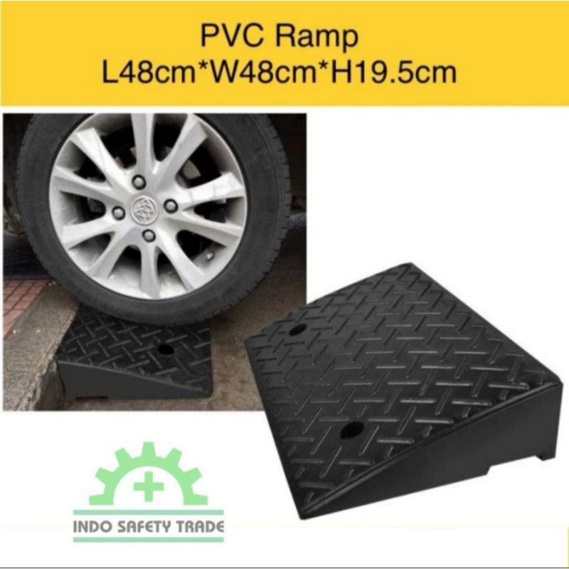 Jual PVC Curb Ramp tanjakan Rubber Ramp PVC tanjakan mobil motor ukuran ...