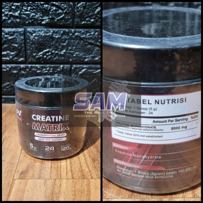 Jual Suplemen Fitness PV PROVUS Creatine Matrix Monohydrate 120 gram ...