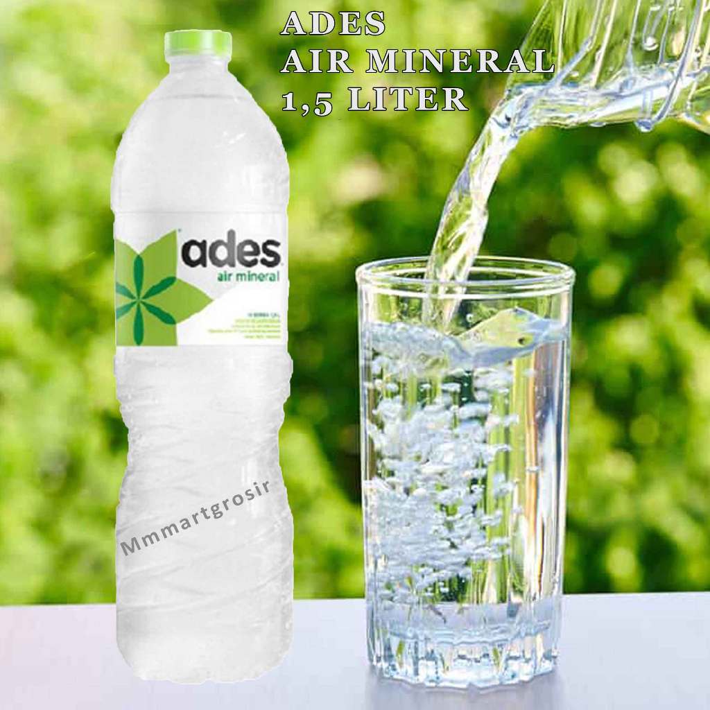 Jual Ades / Air Mineral / Minuman Kemasan Botol / Air Putih / 1,5 Liter | Shopee Indonesia