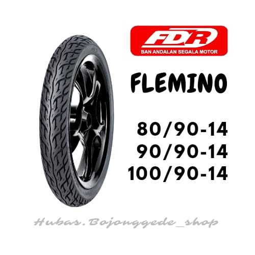Jual Ban Motor Ring 14 [ 90/90 ] FLEMINO Ban FDR 90/90-14 Tubeless ...