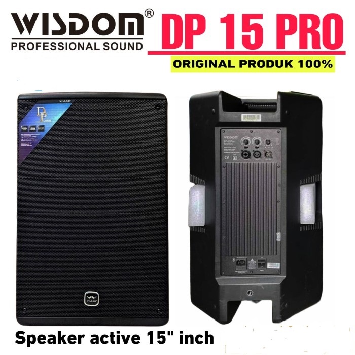 Jual Wisdom 15 inch two way DP-15 Pro / DP15Pro Speaker Aktif Satuan ...