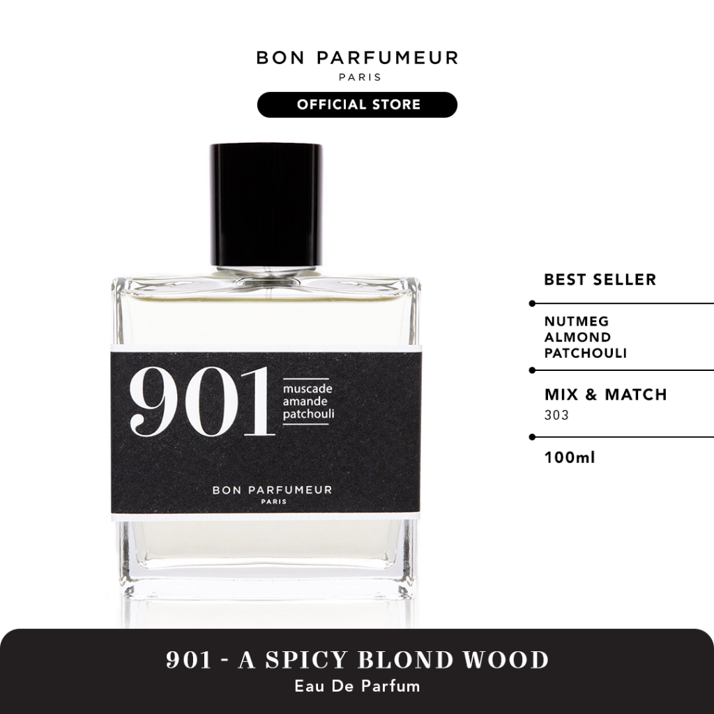 Jual Bon Parfumeur - 901: Nutmeg, Almond, Patchoulli EDP | Shopee Indonesia