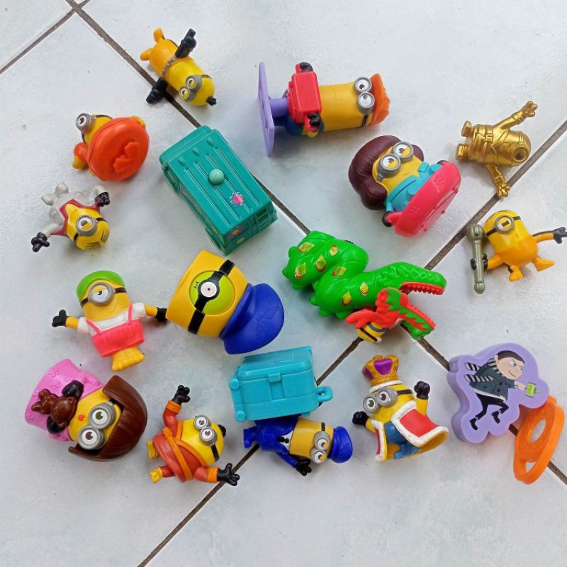 Jual Mainan Minion Happy Meal McDonald`s MCD Minions 2 Preloved Second Murah | Shopee Indonesia