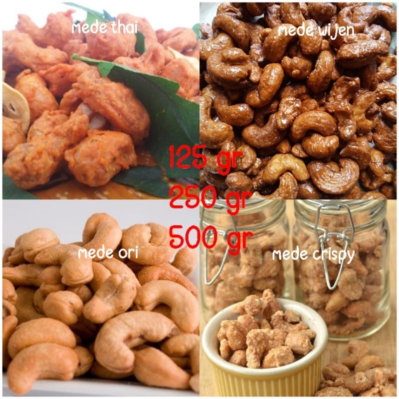 Jual Mede Siap Makan, Mede Crispy/ Mede Thai/ Mede Wijen/ Mede Ori ...