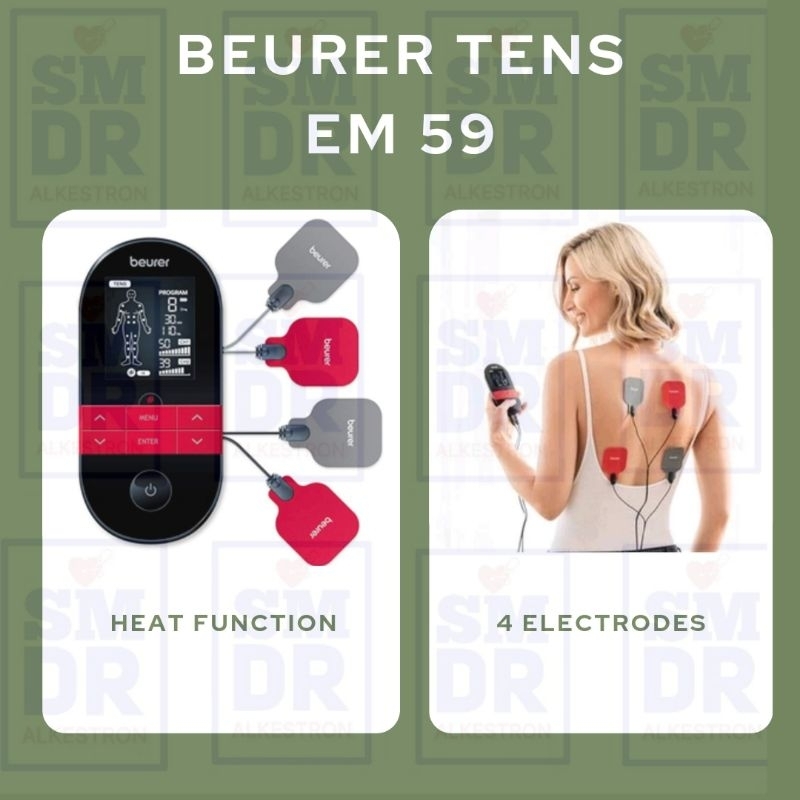 Jual TENS BEURER EM59 alat fisioterapi dengan fungsi terapi pemanas ...