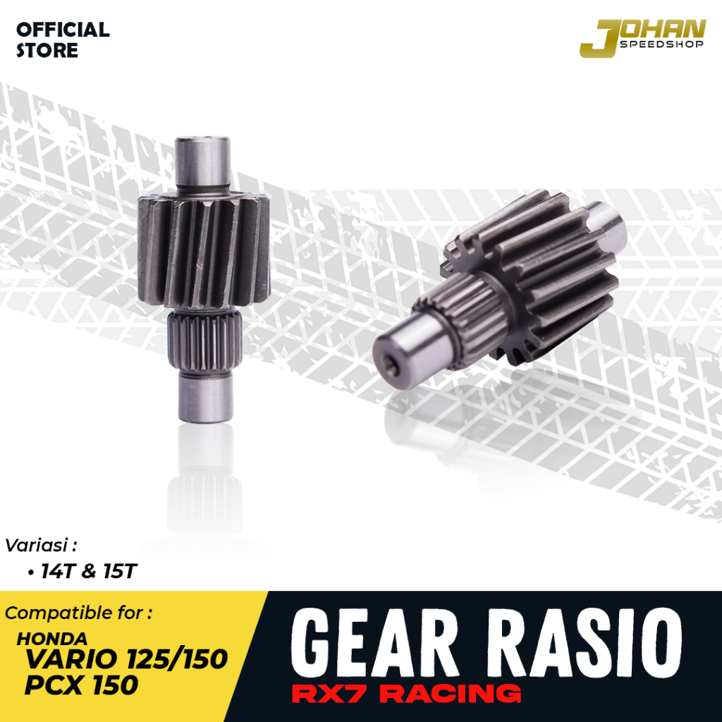 Jual Rasio Rx7 Racing Vario 125 Vario 150 Pcx Cbu Adv 150 14T 15T Johan ...