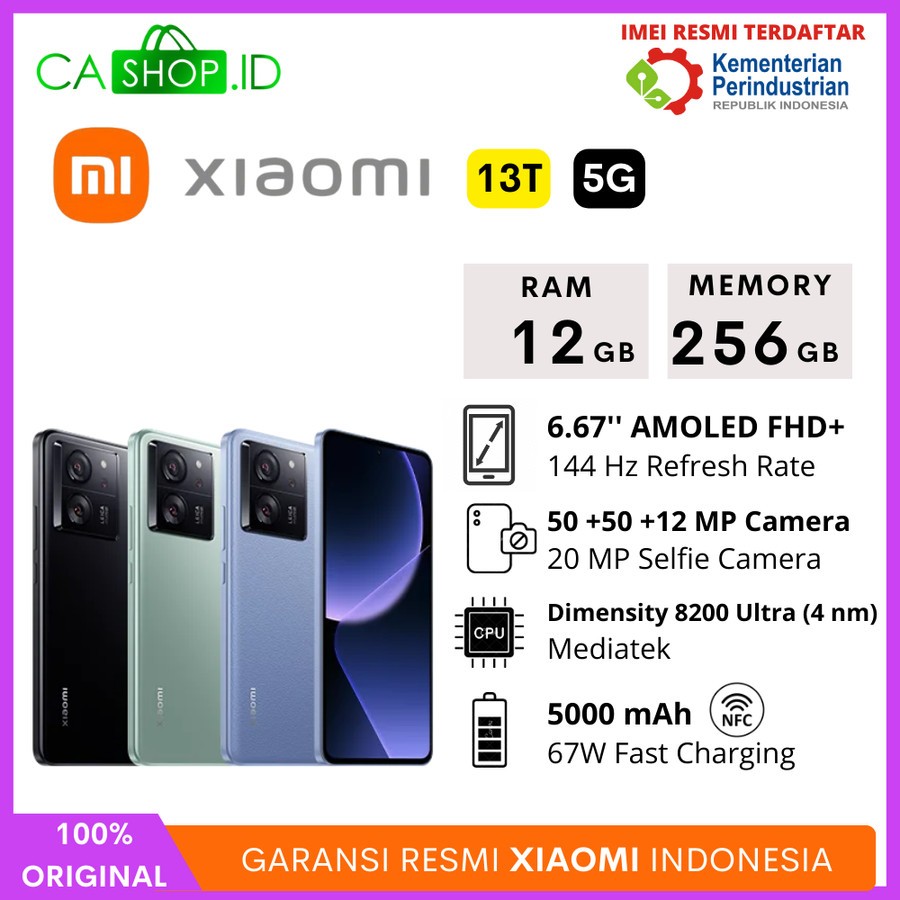 Jual Xiaomi T Series | Mi 14T 5G NFC 12GB 256GB 12GB 512GB 50MP Leica Camera | Mi 13T 5G NFC ...