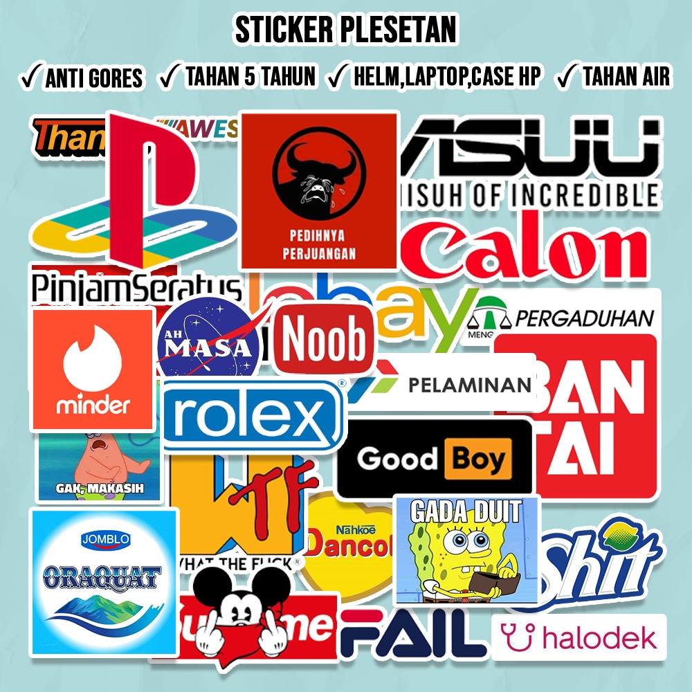 Jual STIKER AESTHETIC LAPTOP Hp Waterproof Vintage Plesetan Tumblr Helm ...