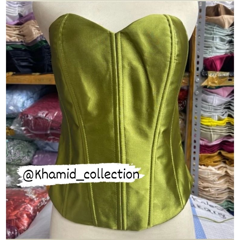 Jual TOP Longtorso dalaman kebaya~KAMISOL SATEN~TULANG 8-12~KEMBEN TALI ...