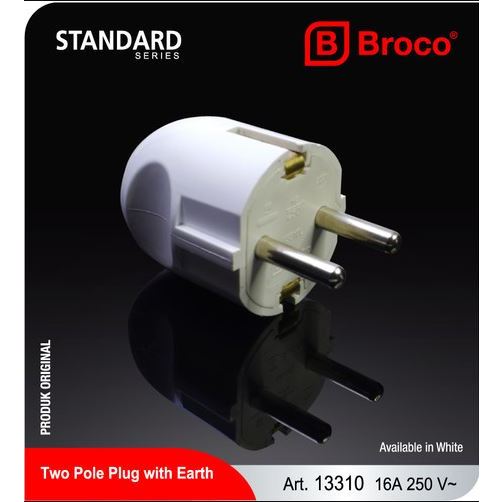 Jual Steker ARDE BROCO Bulat ORIGINAL 13110 10A Colokan Listrik ...