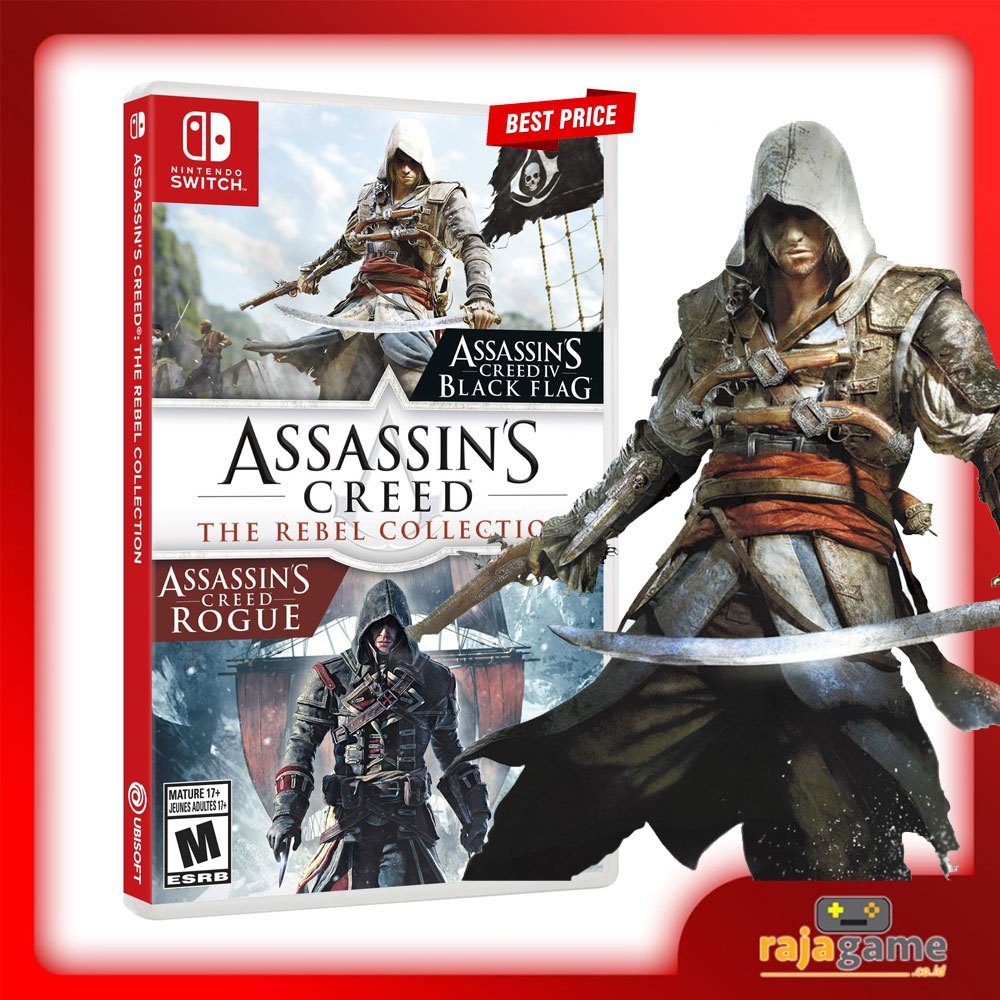 Jual Nintendo Switch Assassins Creed The Rebel Collection | Shopee ...