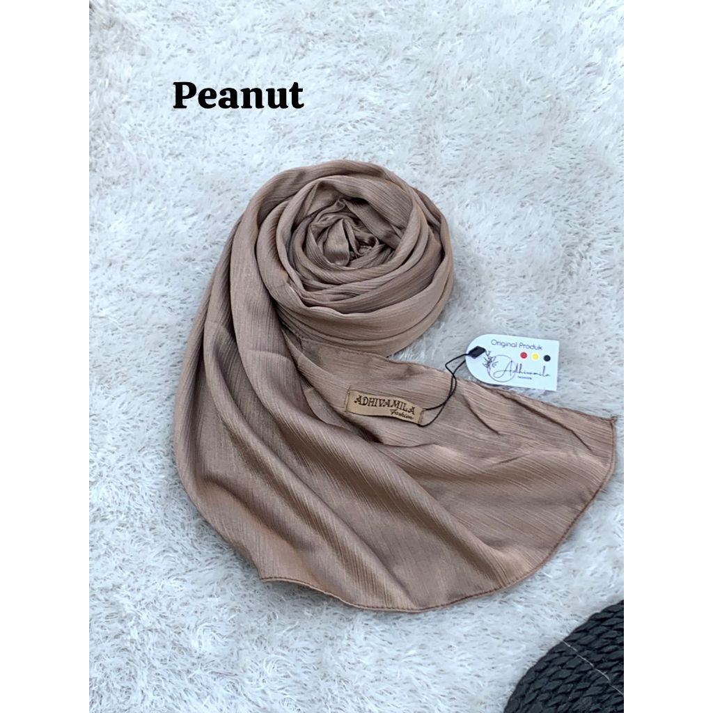 Jual Pasmina credanza silk premium / pasmina satin silk textured ...