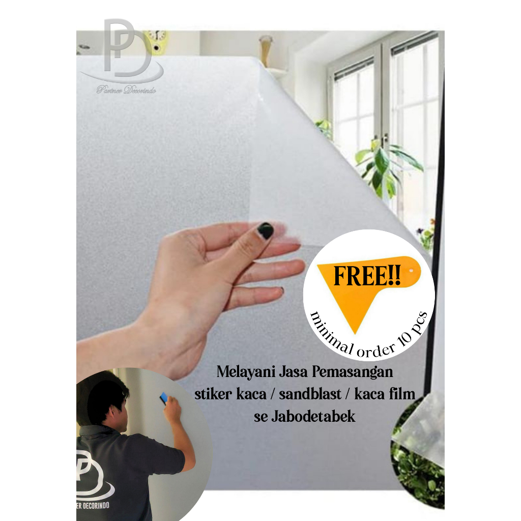 Jual Stiker Kaca Kaca Film Pelapis Jendela Kaca Sanblast Polos Buram ...