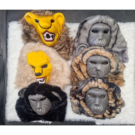 Jual Topeng Harimau bulu / topeng anak karakter harimau / mainan anak ...