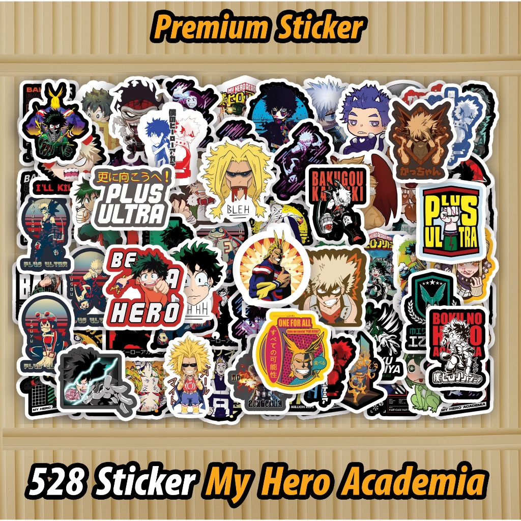Jual 528 PCS Sticker Boku no Hero Academia - Sticker My Hero Academia ...