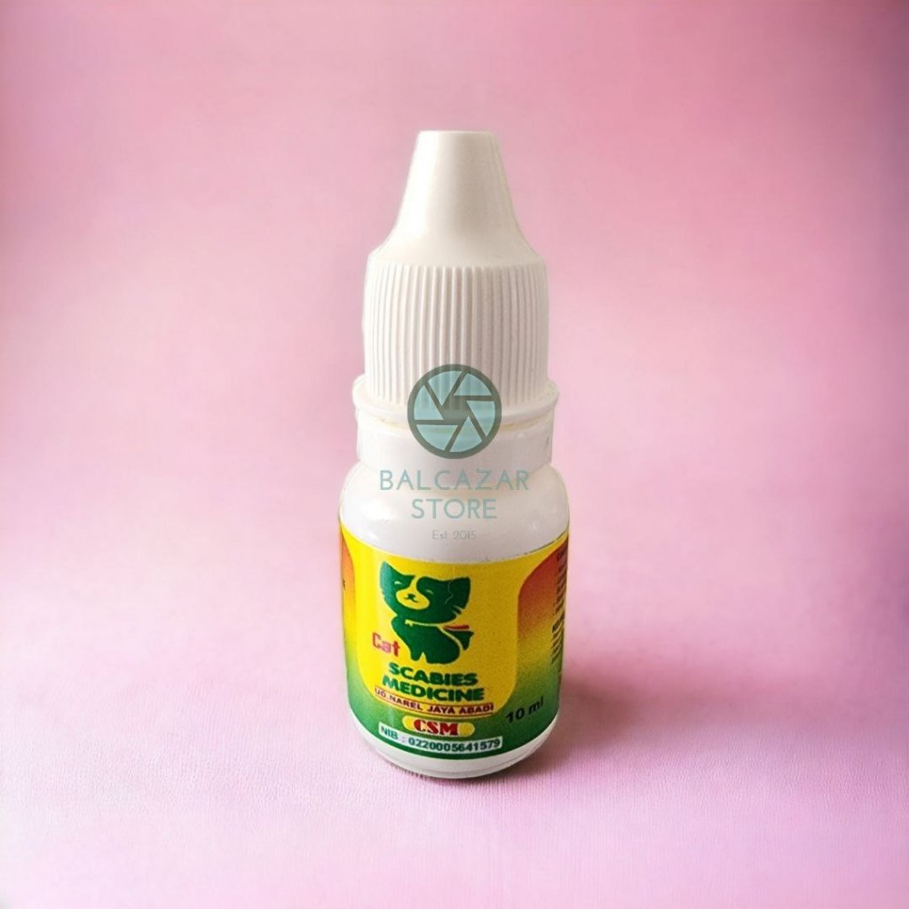 Jual Obat Jamur Koreng Luka Luar Untuk KUCING Cat Scabies Medicine CSM ...