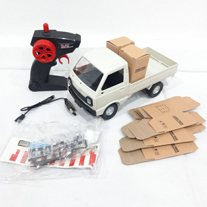 Jual RC Remote Control Mobil Truk Kargo Pick Up Cargo Truck | Shopee ...