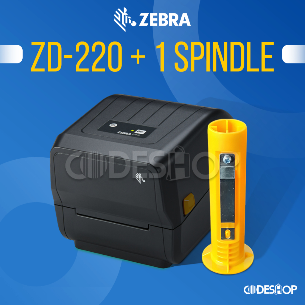 Jual Printer Barcode ZEBRA ZD220 + 1 Spindle - Cetak Label & Resi Port ...