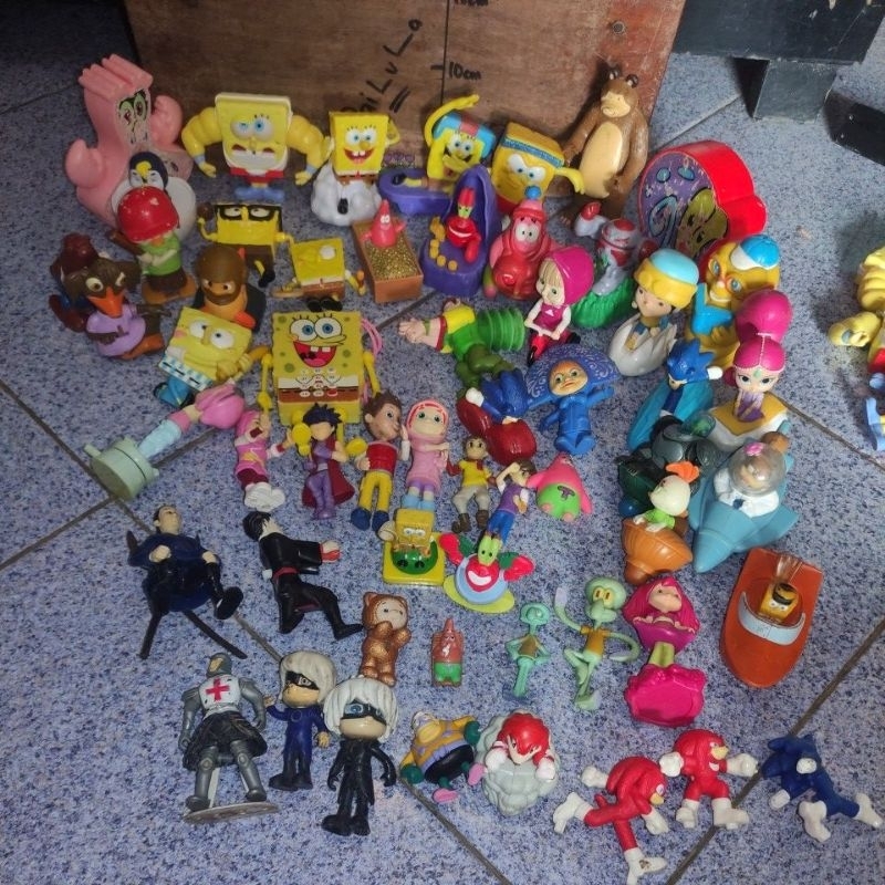 Jual 31-08-2025 Figure Mcd SpongeBob Avatar BoBoiBoy Marsha Sonic pj ...