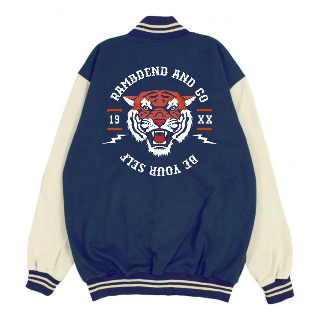 Jual Rambidend - Jaket Baseball Varsity Distro Be Your self Premium ...