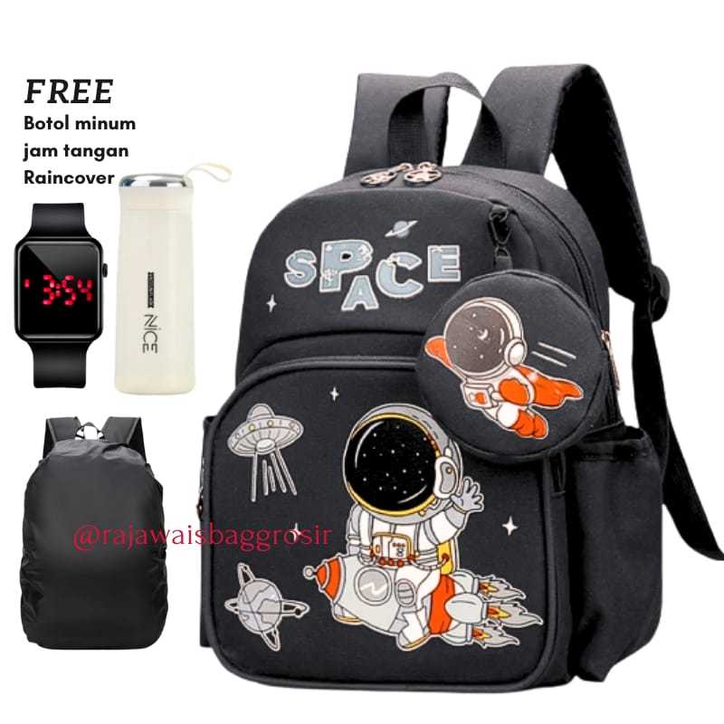 Jual Tas Ranse Sekolah Anak Laki-laki Karakter Astronot Backpack ...