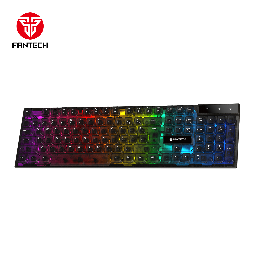 Jual Fantech Shikari K515 Transparent Keycaps Membrane Gaming Keyboard | Shopee Indonesia