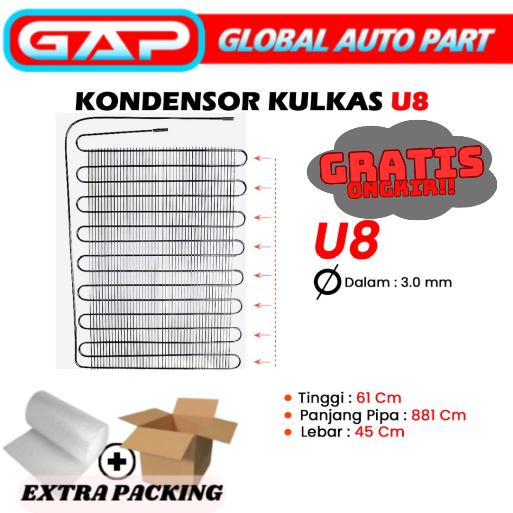 Jual KONDENSOR Kulkas KONDENSOR Freezer KONDENSOR Showcase CONDENSOR U8 ...