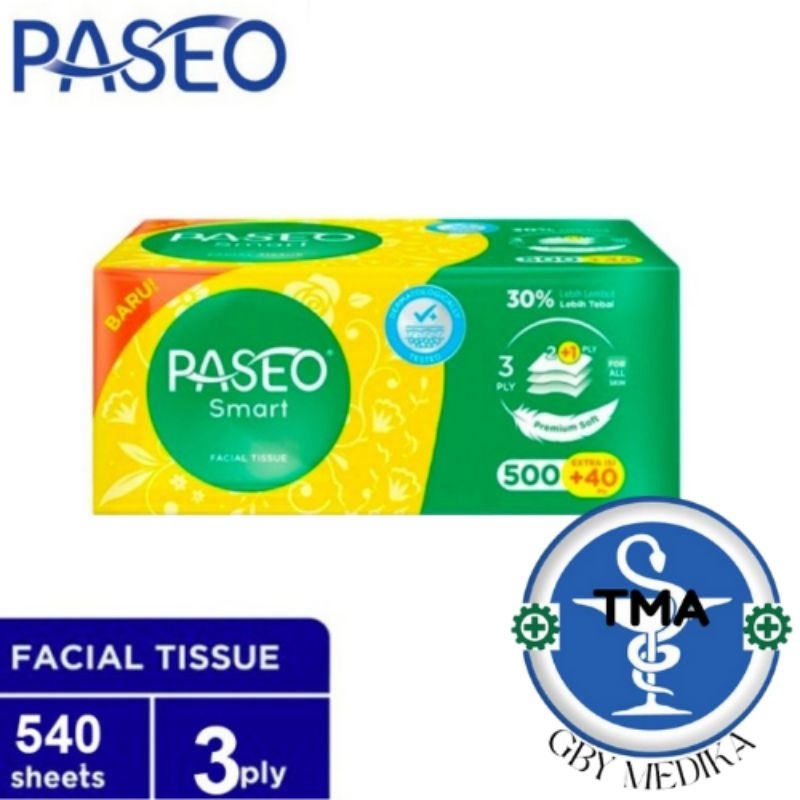 Jual Paseo Tisu Tissue Paseo Smart 540 Sheets dan Nice 360sheet ...