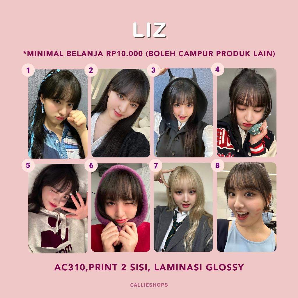 Jual [PART 3] Photocard KPOP IVE Wonyoung Leeseo Gaeul Rei Liz Yujin (Unofficial) | Shopee Indonesia