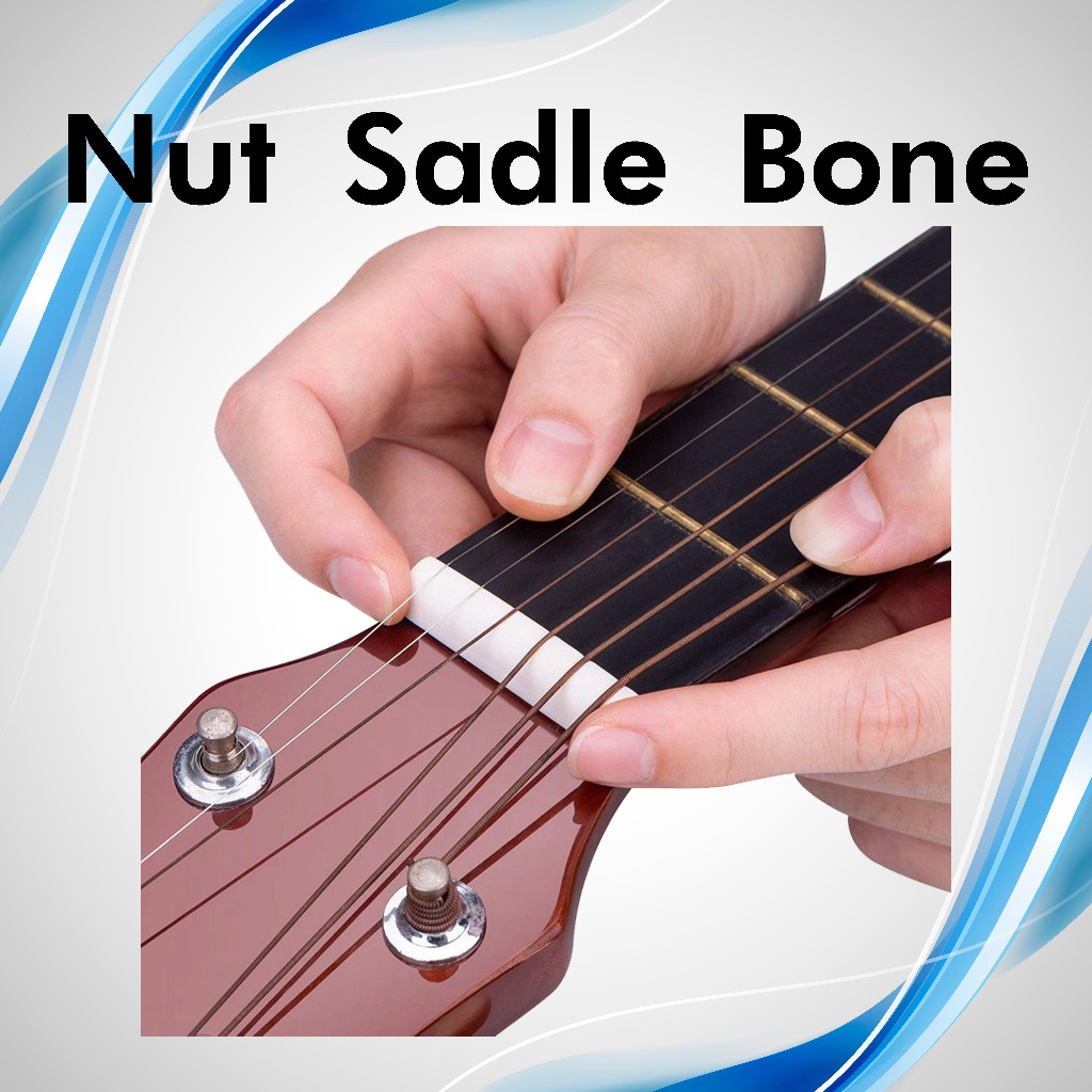 Jual Nut Saddle Gitar Akustik Bone Tulang | Shopee Indonesia