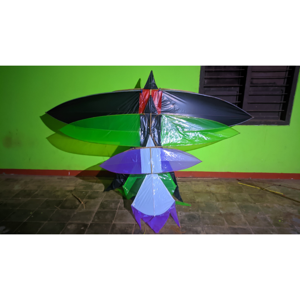 Jual layangan garuda sintokan layangan Burung Simple Hanya Rangka Ready ...