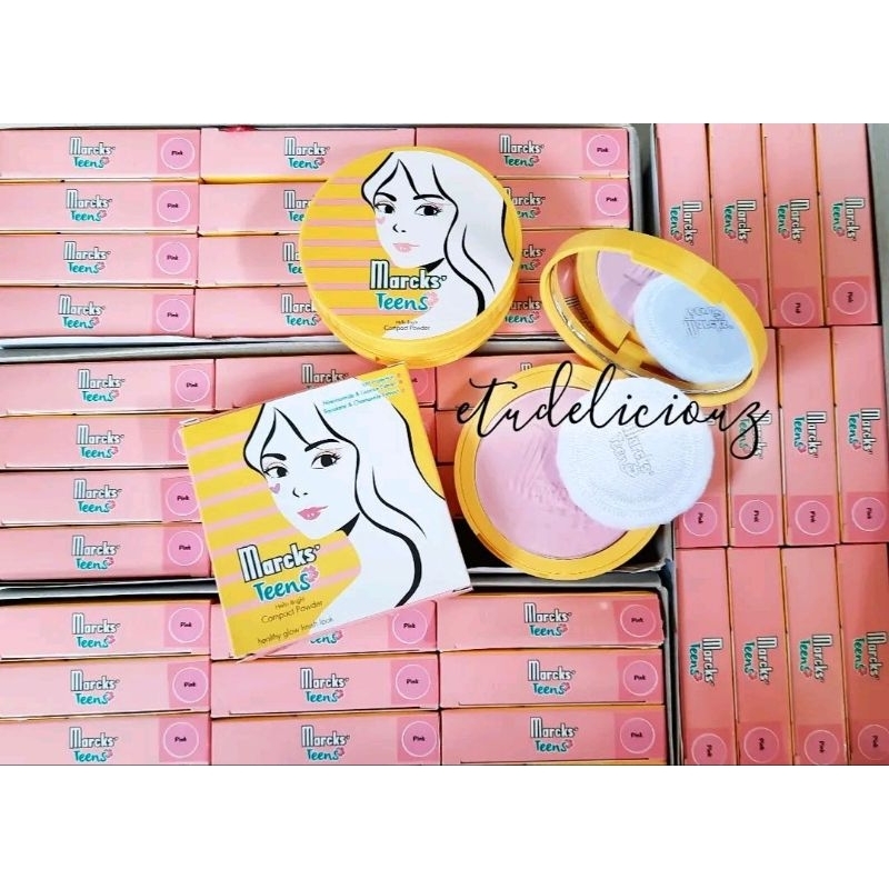 Jual Bedak MARCKS Teens Hello Bright Compact Powder 12g | Shopee Indonesia